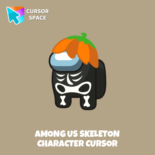 Cursor Among Us Skeleton Character For Chrome - Cursor Pack | Cursor Space